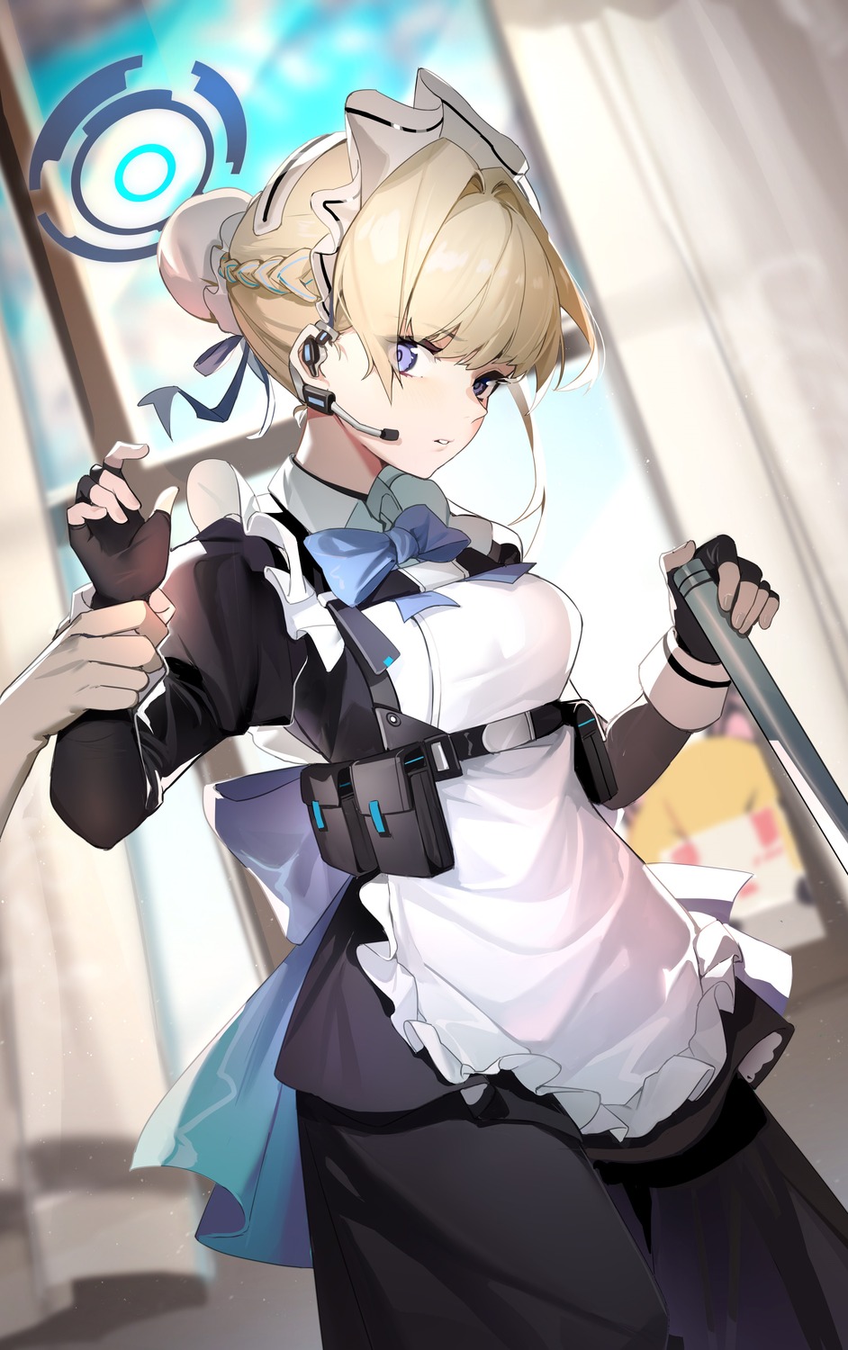 hokushuu blue archive asuma toki angel maid | #1074448 | yande.re